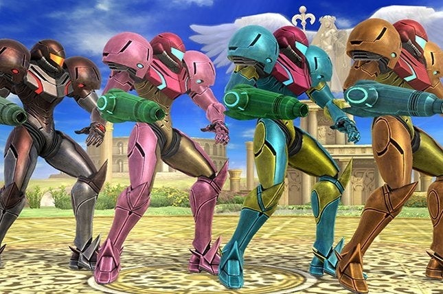 Super Smash Bros: Vejam todas as cores de Samus | Eurogamer.pt