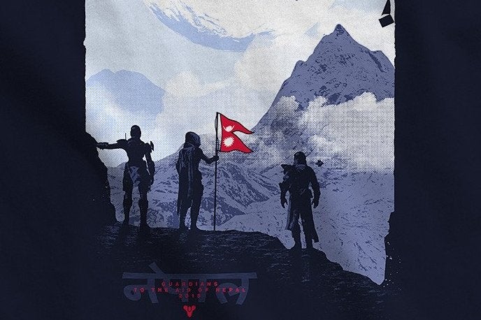 Bungie launches Destiny charity shirt for Nepal | Eurogamer.net
