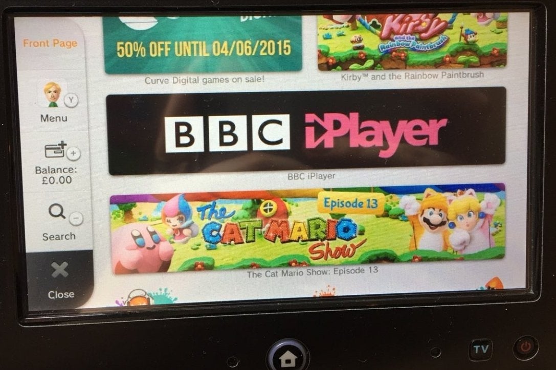 BBC iPlayer finally available on Wii U | Eurogamer.net