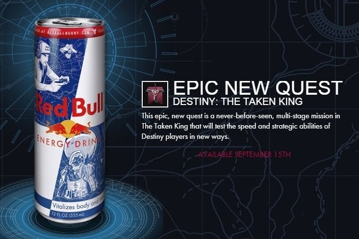 Destiny: The Taken King promotional Red Bull quest and bonus XP ...