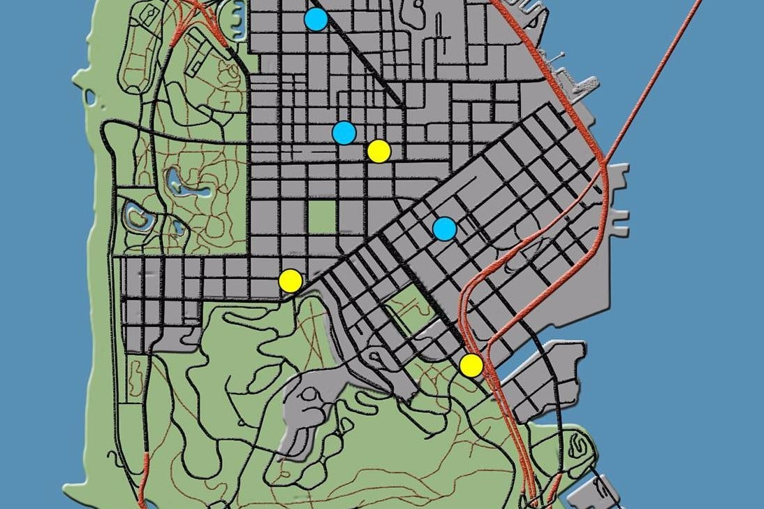 Watch Dogs 2 - Mapa: Salony samochodowe i Lombardy | Eurogamer.pl