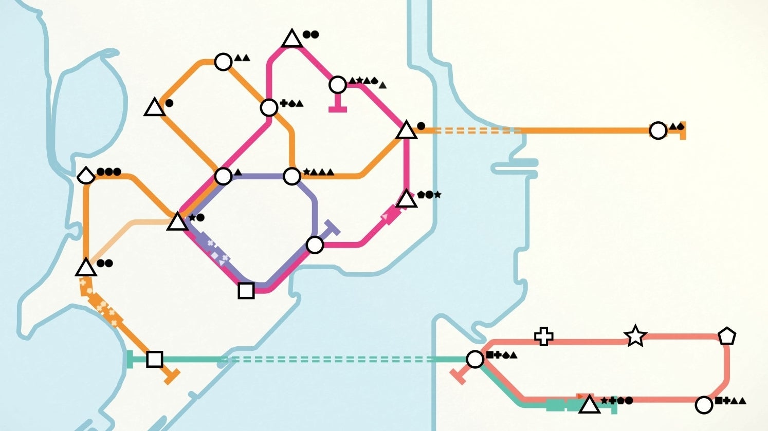 Mini Metro plays with the tube map in fascinating ways | Eurogamer.net
