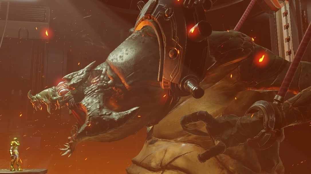 Metroid Dread: Kraid besiegen, den zweiten Boss in Cataris | Eurogamer.de