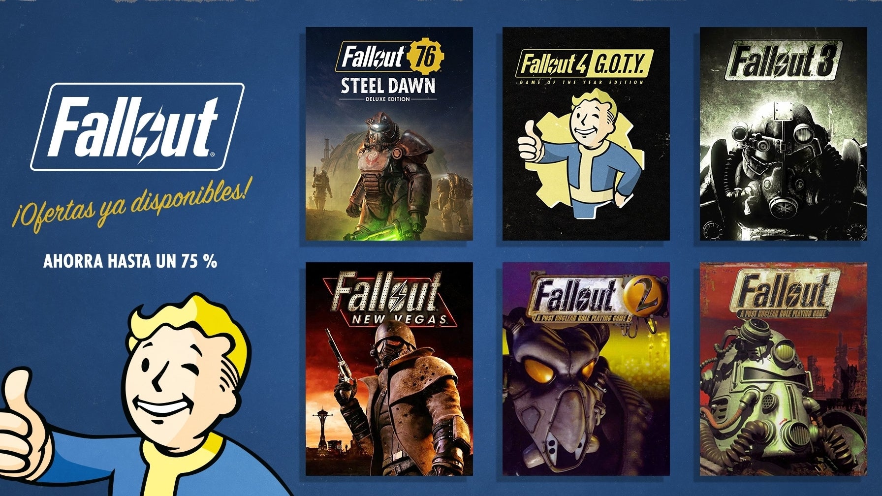 Bethesda rebaja los juegos de la saga Fallout para celebrar La Caída de ...
