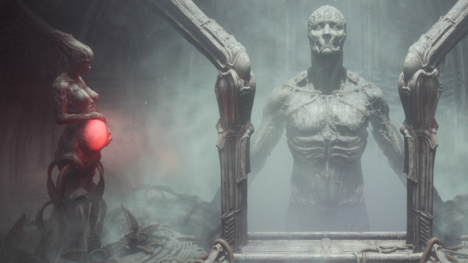 Scorn: Das Giger-inspirierte Horrorspiel erscheint im Oktober 2022 ...