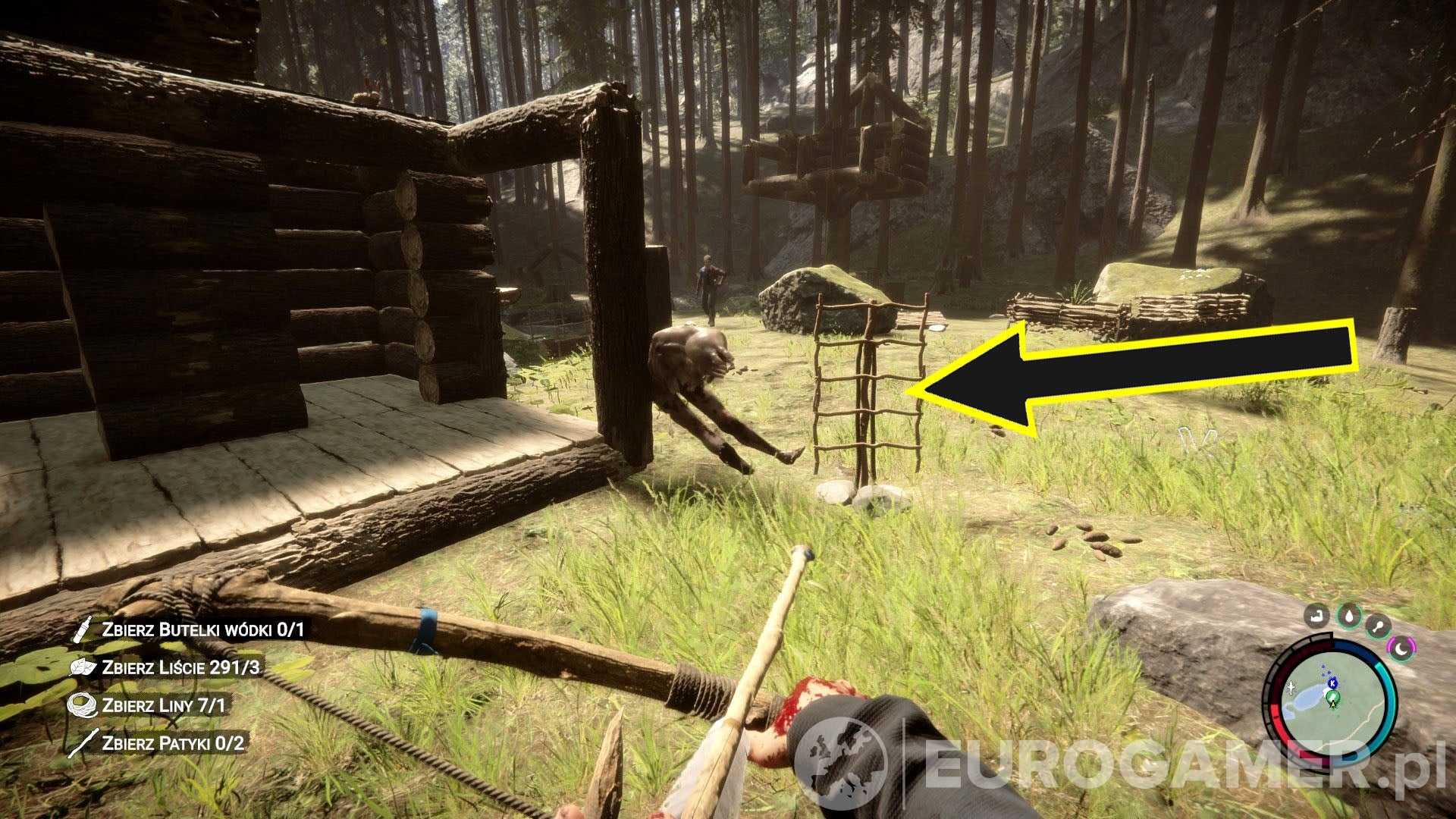 Sons of the Forest - obrona bazy: palisady, zasieki | Eurogamer.pl