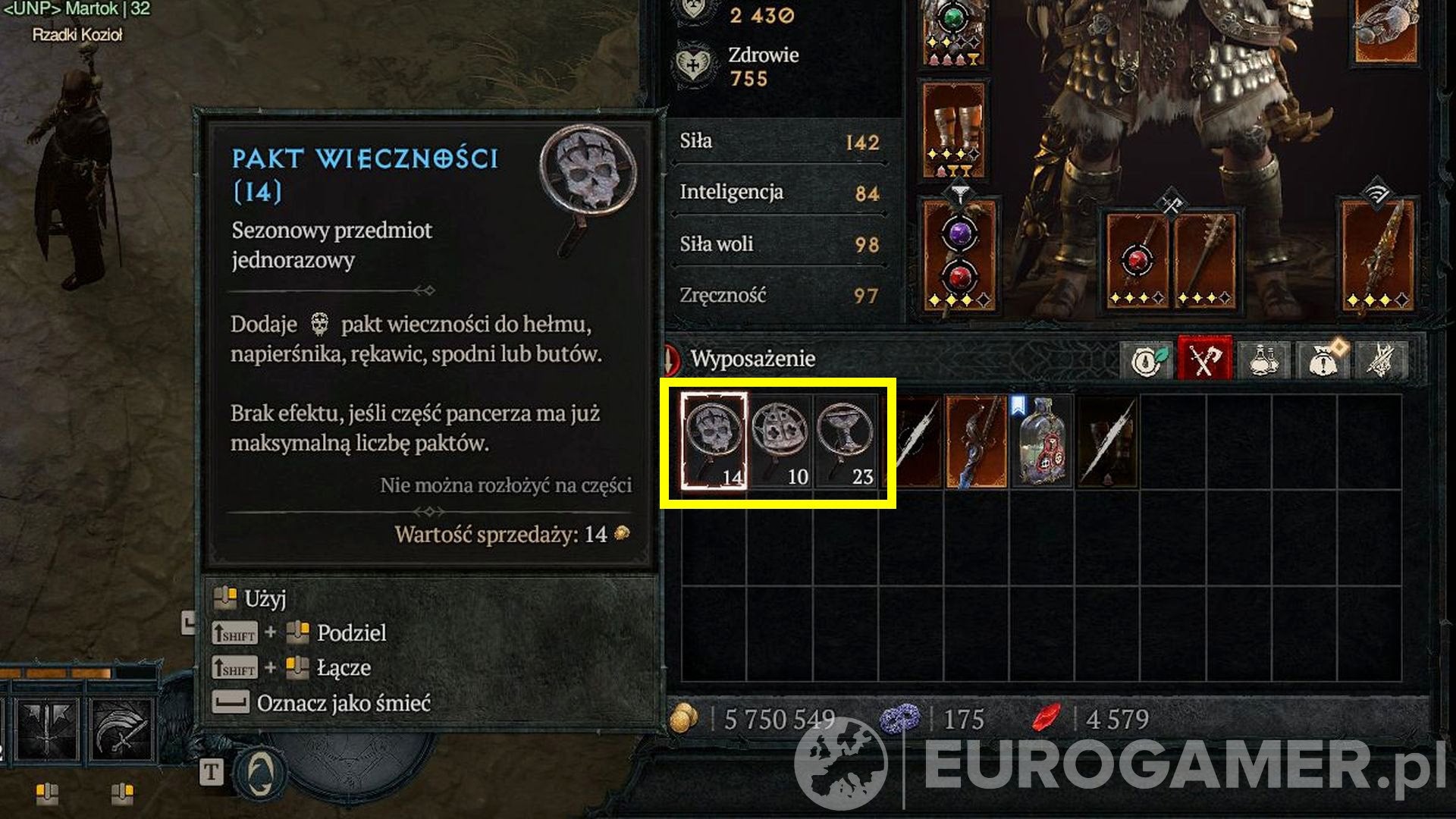 Diablo 4 - sezon 2: Moce Wampiryzmu, Pakty | Eurogamer.pl