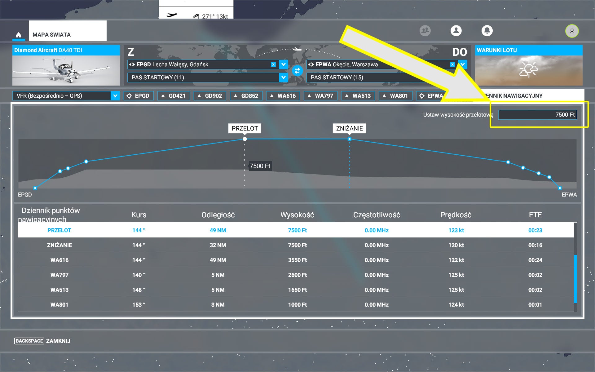 Microsoft Flight Simulator - planowanie lotu: tworzenie i konfiguracja ...