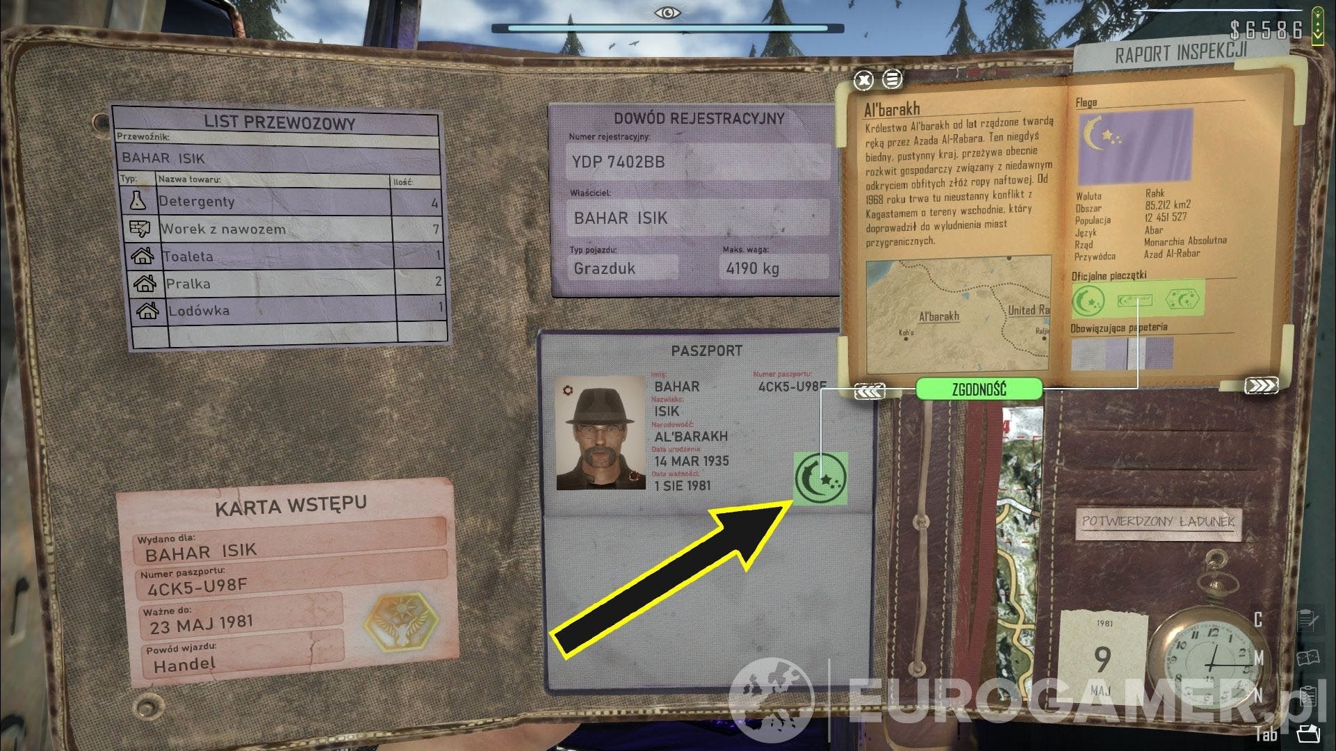 Contraband Police - regulacje wjazdowe | Eurogamer.pl