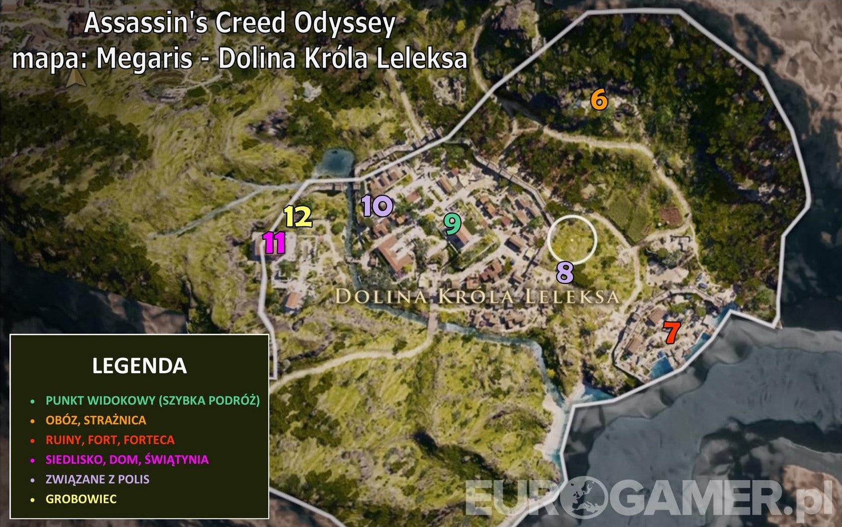Assassin's Creed Odyssey - Megaris: mapa | Eurogamer.pl
