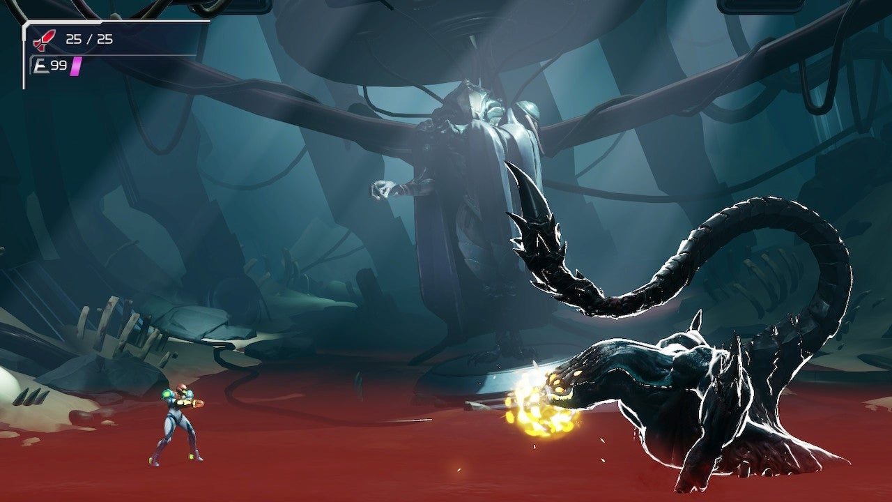 Metroid Dread: Corpius besiegen, den ersten Boss in Artaria | Eurogamer.de