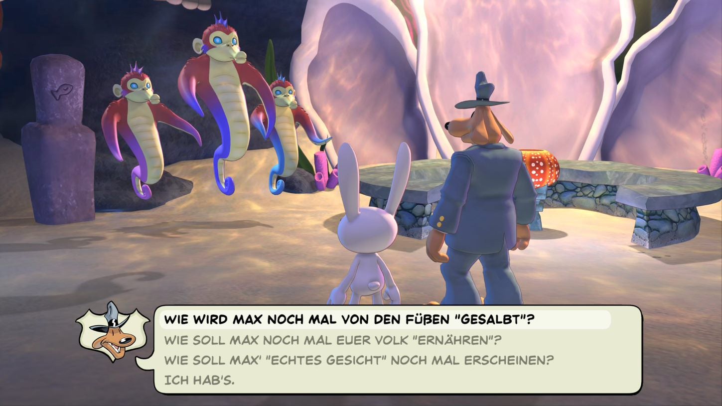 Sam & Max: Beyond Time and Space - Ozeanaffen, Banang-Flasche, Große ...