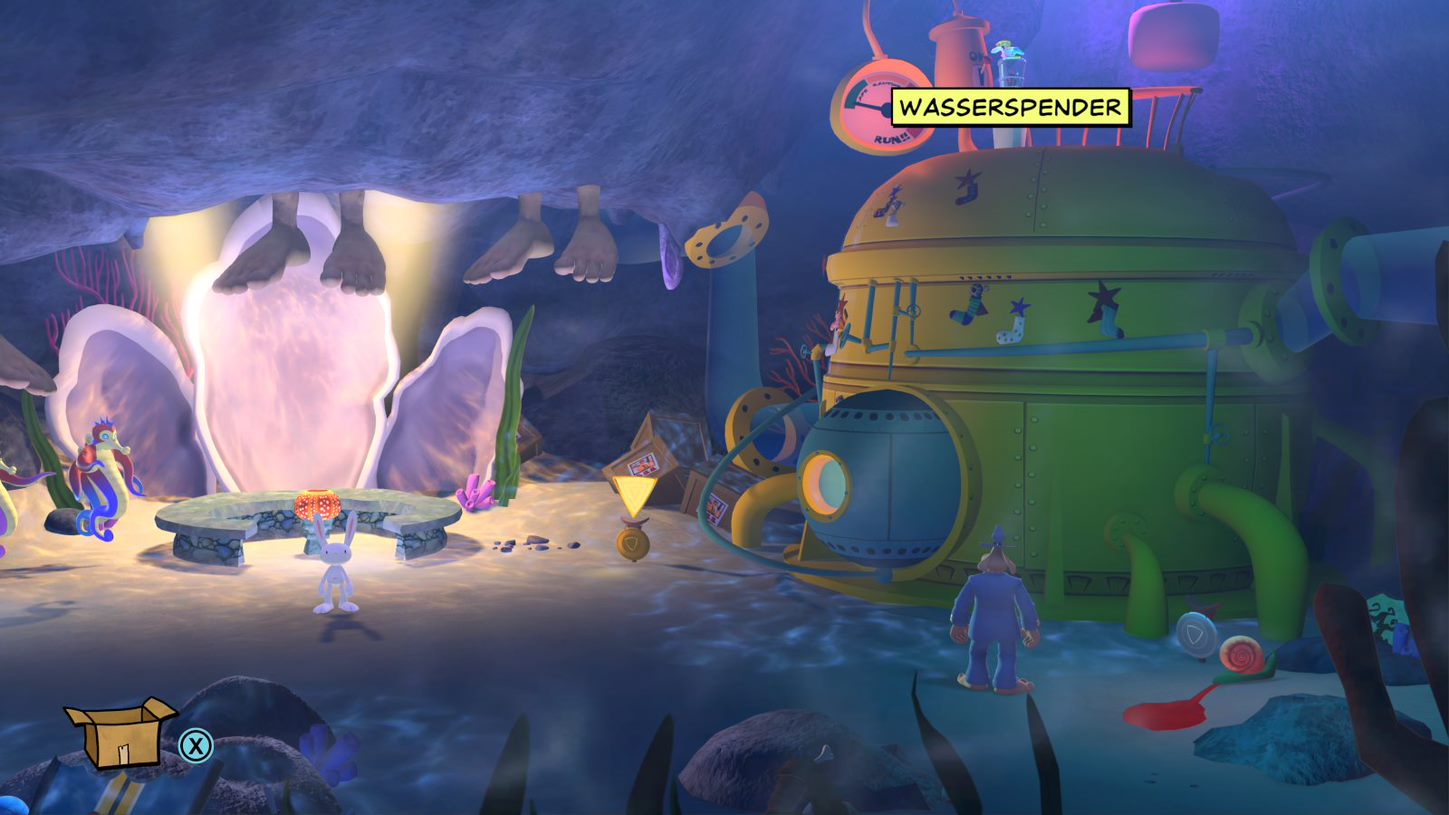 Sam & Max: Beyond Time and Space - Ozeanaffen, Banang-Flasche, Große ...