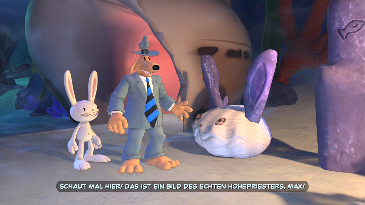Sam & Max: Beyond Time and Space - Ozeanaffen, Banang-Flasche, Große ...