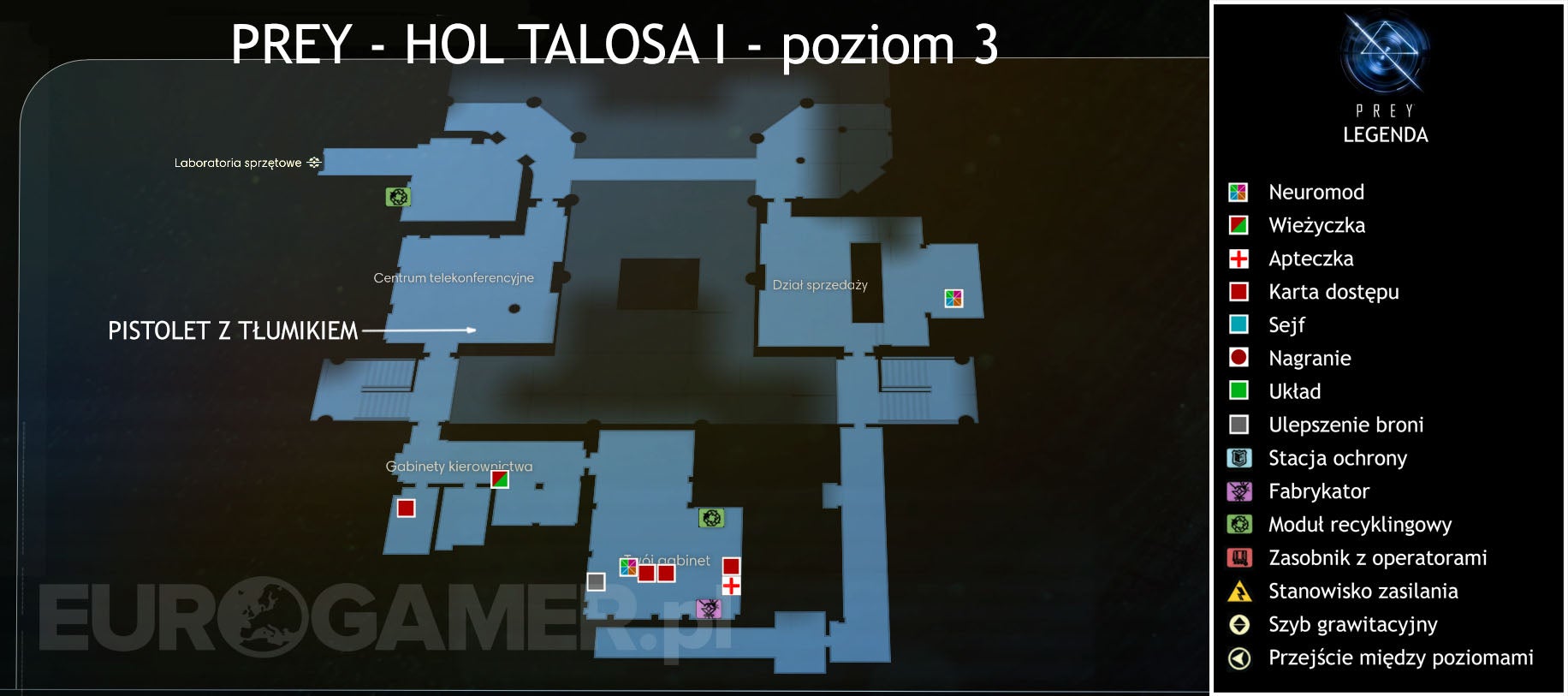 Prey - mapa: Hol Talos I | Eurogamer.pl