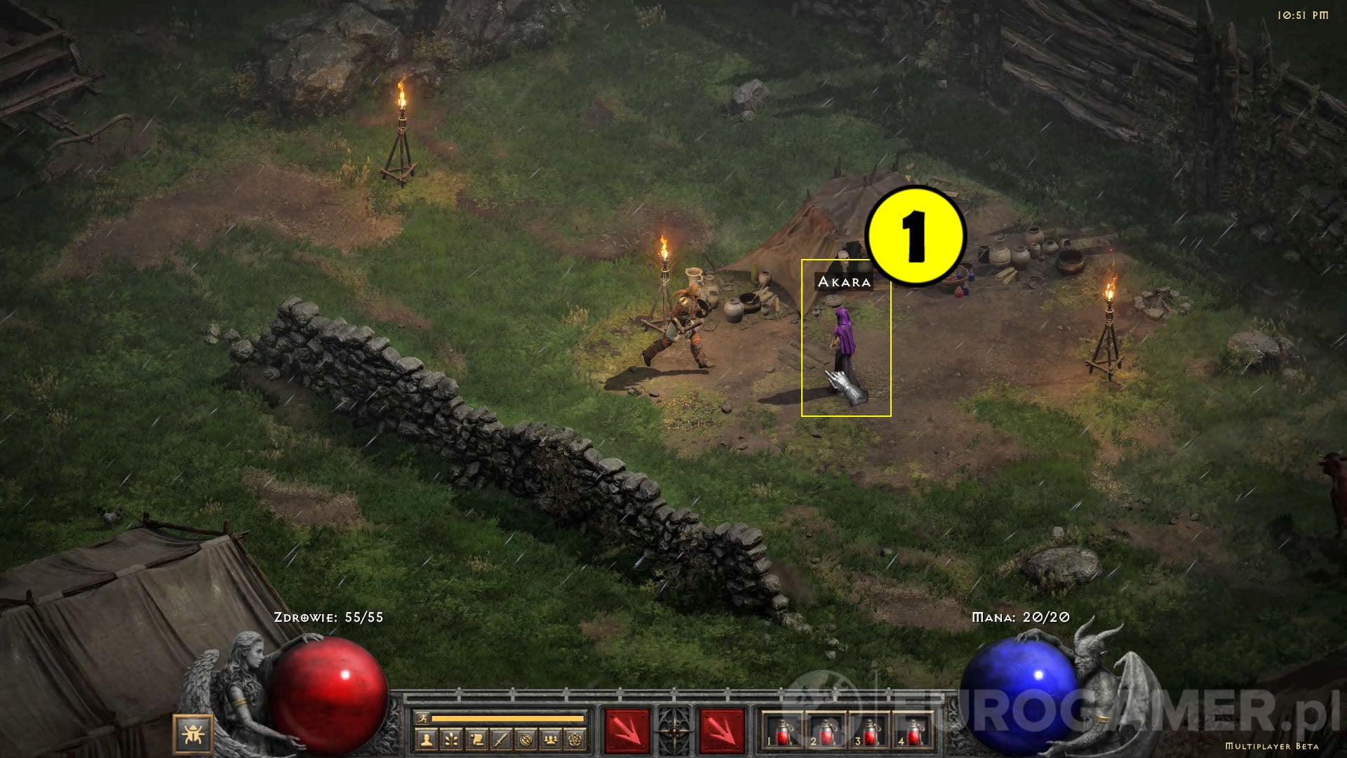 Diablo 2 - Siedlisko Zła: Akara, reset umiejętności | Eurogamer.pl