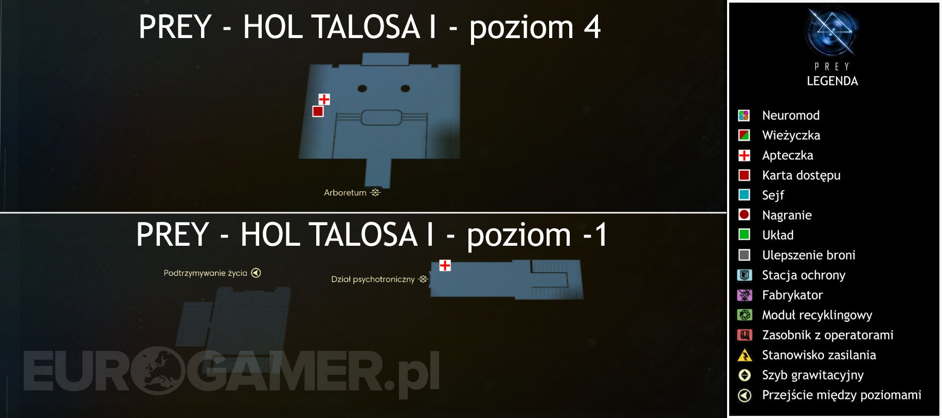 Prey - mapa: Hol Talos I | Eurogamer.pl