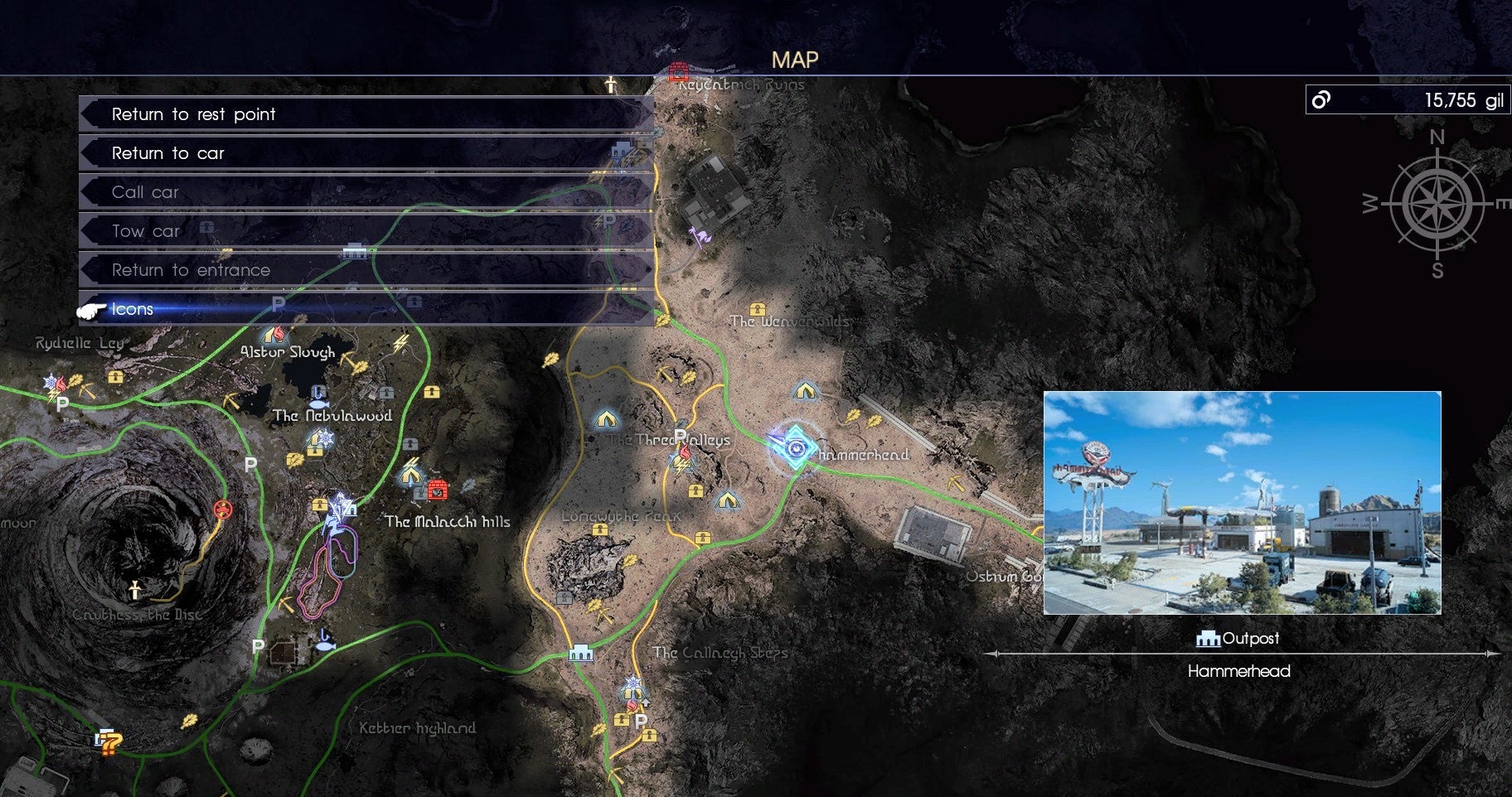 Final Fantasy 15 - mapa, podróżowanie, Regalia | Eurogamer.pl