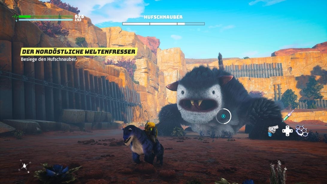 Biomutant - Boss: Hufschnauber, der nordöstliche Weltenfresser ...