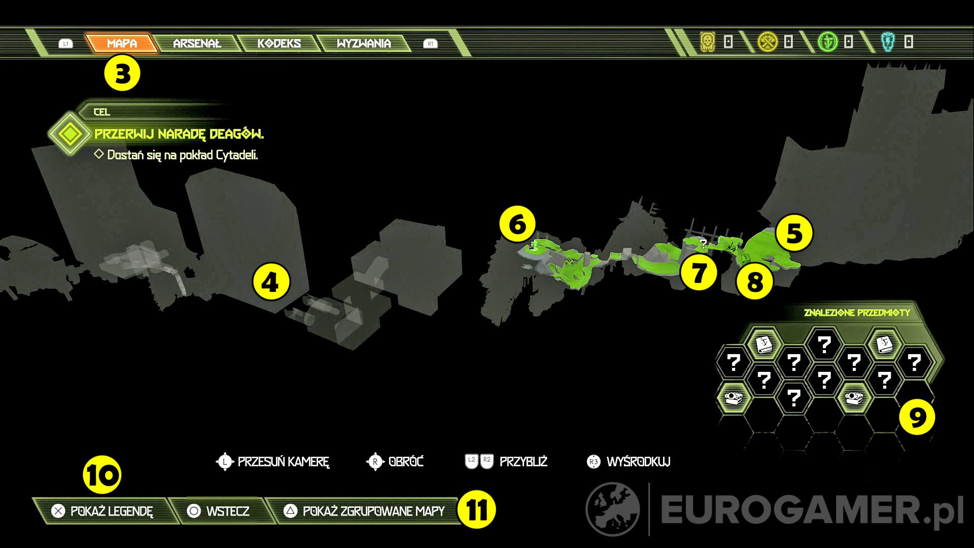 Doom Eternal - znacznik celu, kompas, mapa, automapa | Eurogamer.pl