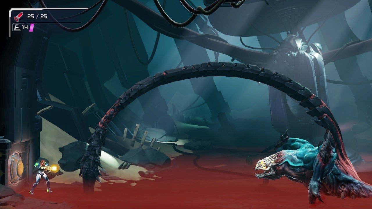 Metroid Dread: Corpius besiegen, den ersten Boss in Artaria | Eurogamer.de