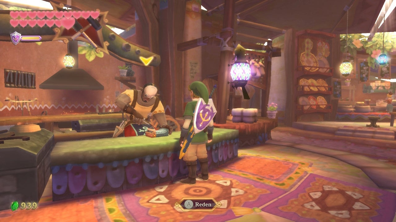 Zelda: Skyward Sword HD - Items verbessern, aufrüsten und Schild ...