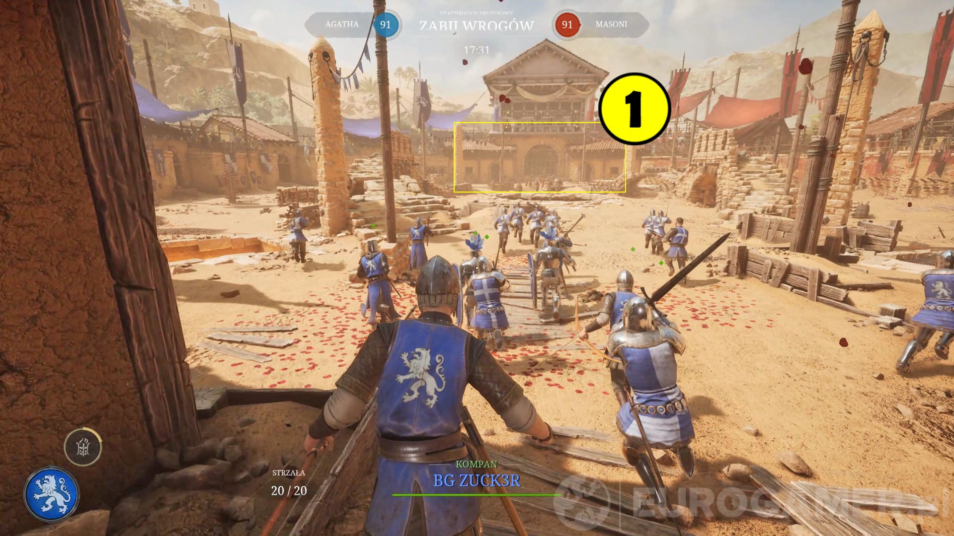 Chivalry 2 - Arena walk: intensywne starcia, pułapki | Eurogamer.pl