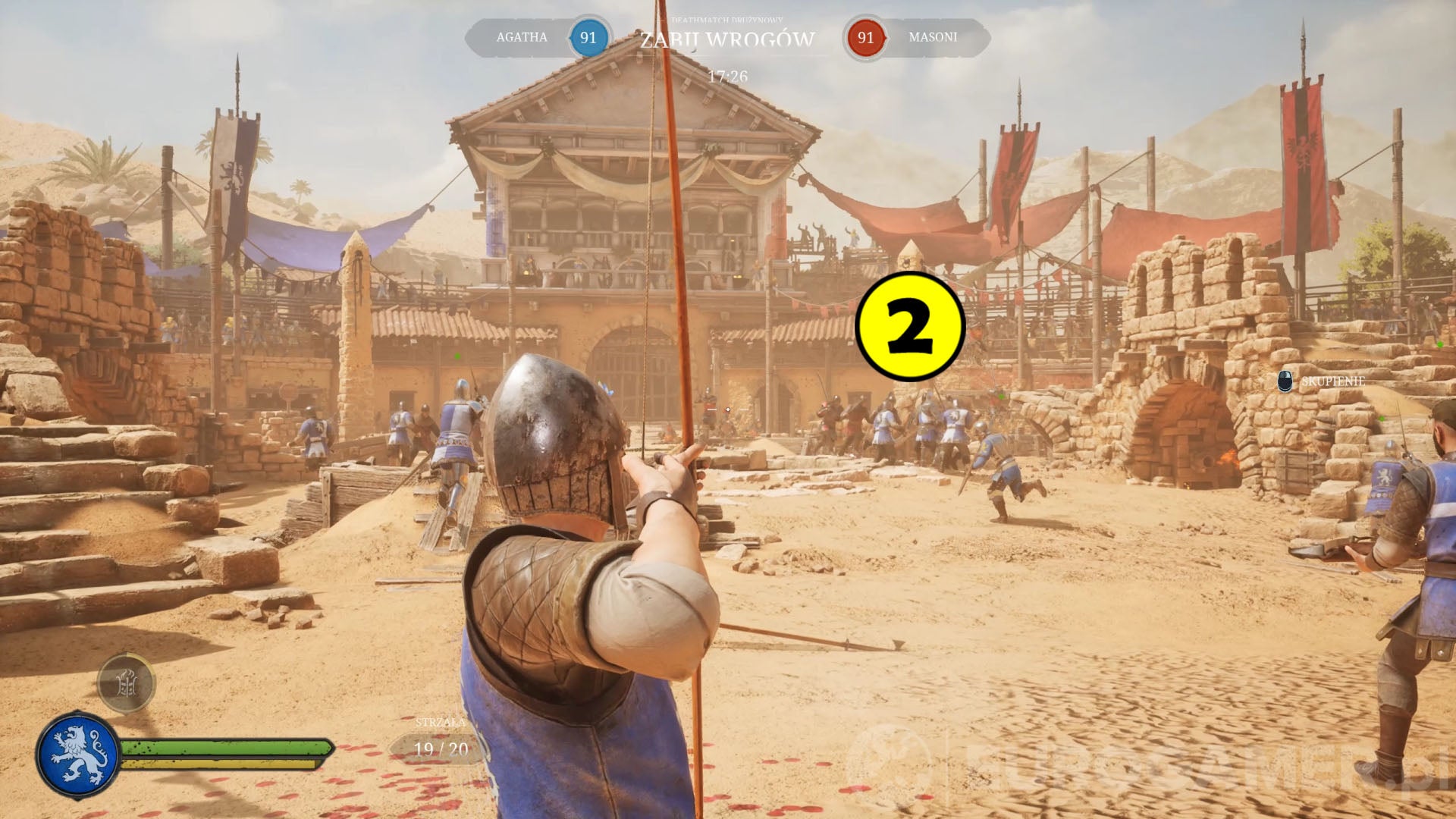 Chivalry 2 - Arena walk: intensywne starcia, pułapki | Eurogamer.pl