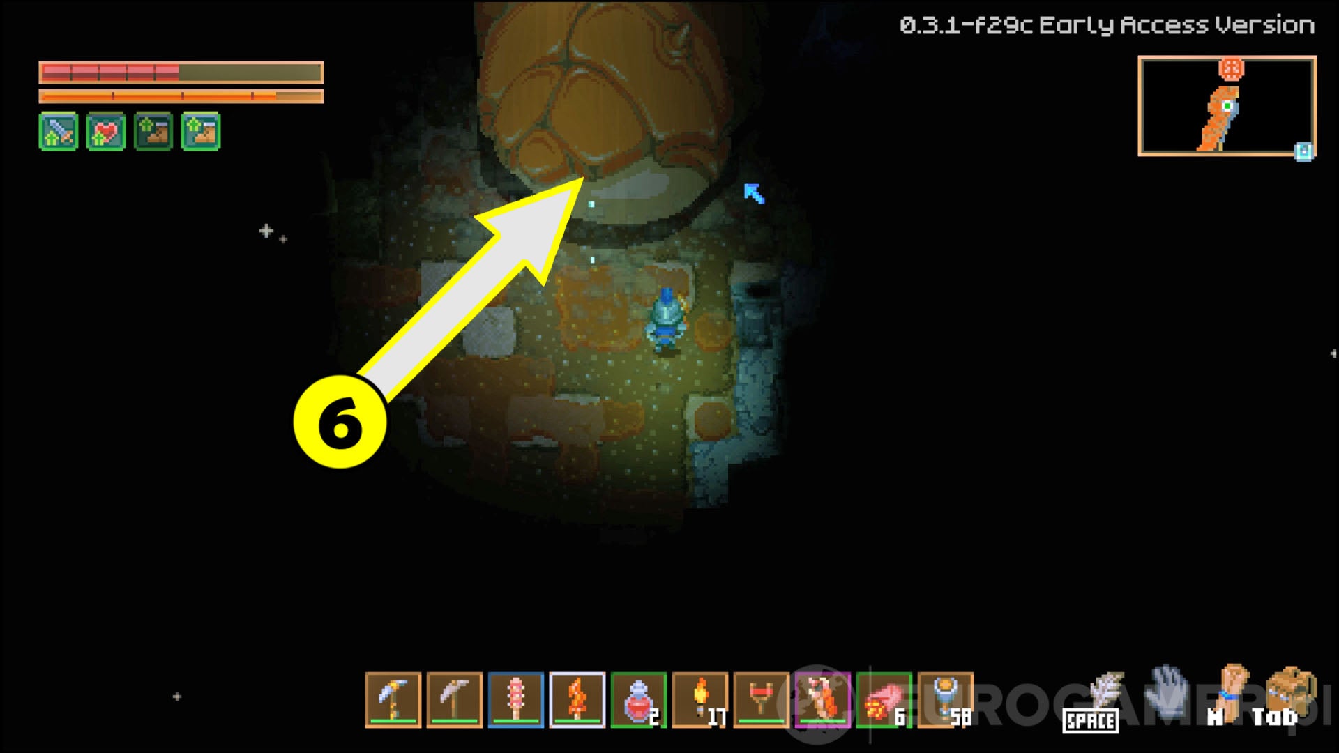 Core Keeper - drugi boss: Ghorm the Devourer | Eurogamer.pl