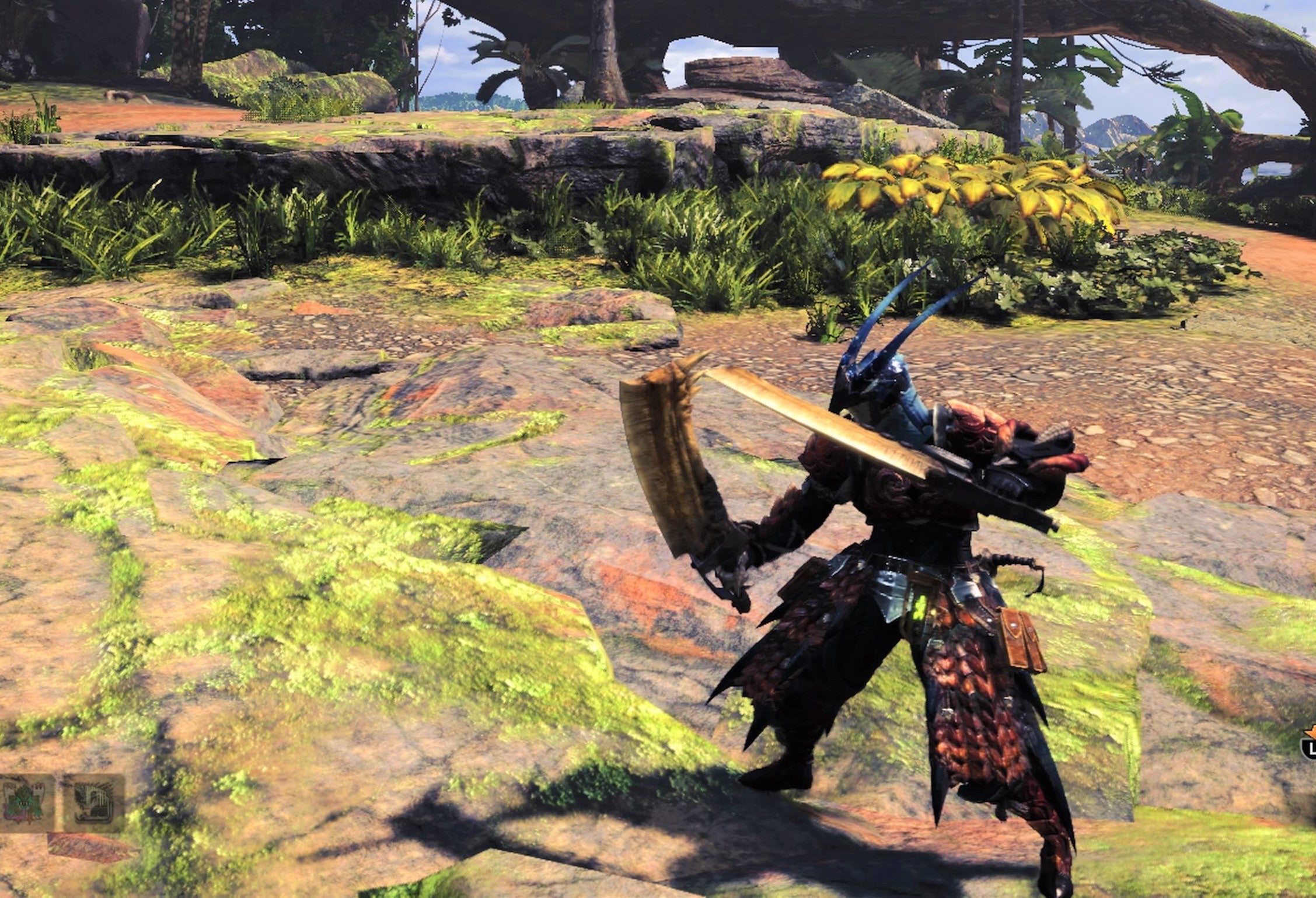 Monster Hunter World - bronie jednoręczne: owadzia glewia, miecz długi ...