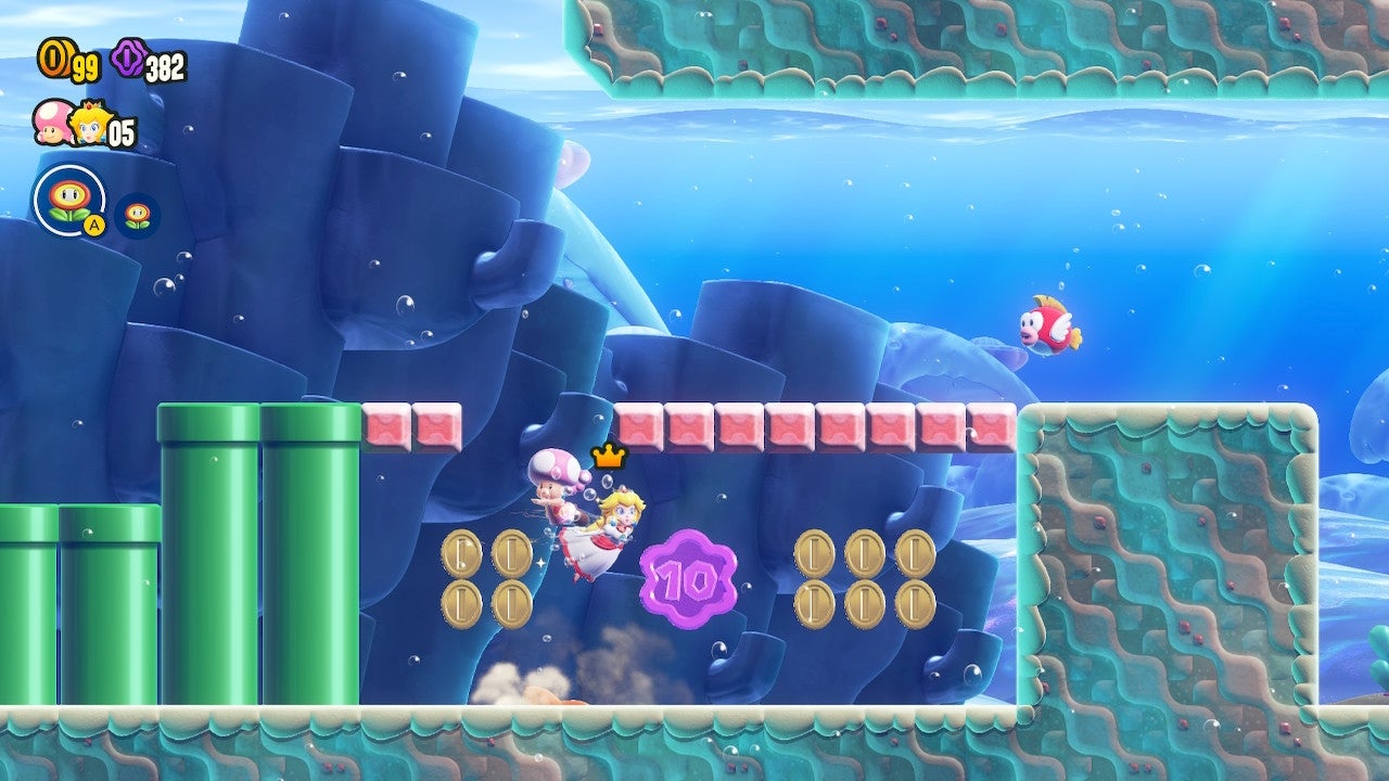 Super Mario Bros. Wonder - Blüteninseln: Alle lila Münzen und wo man ...