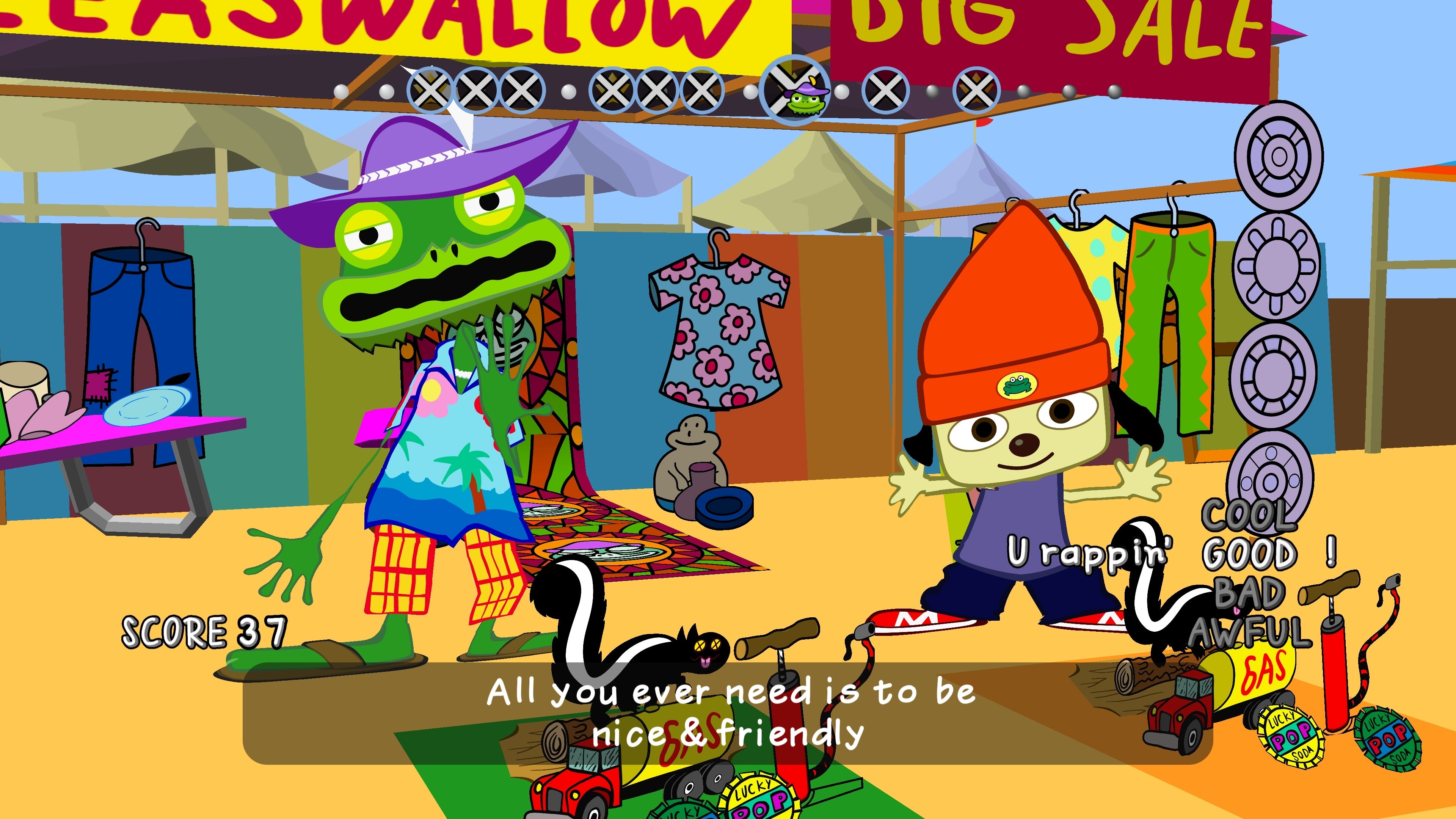 Parappa the Rapper Remastered - Test: "U Rappin' Bad!" | Eurogamer.de