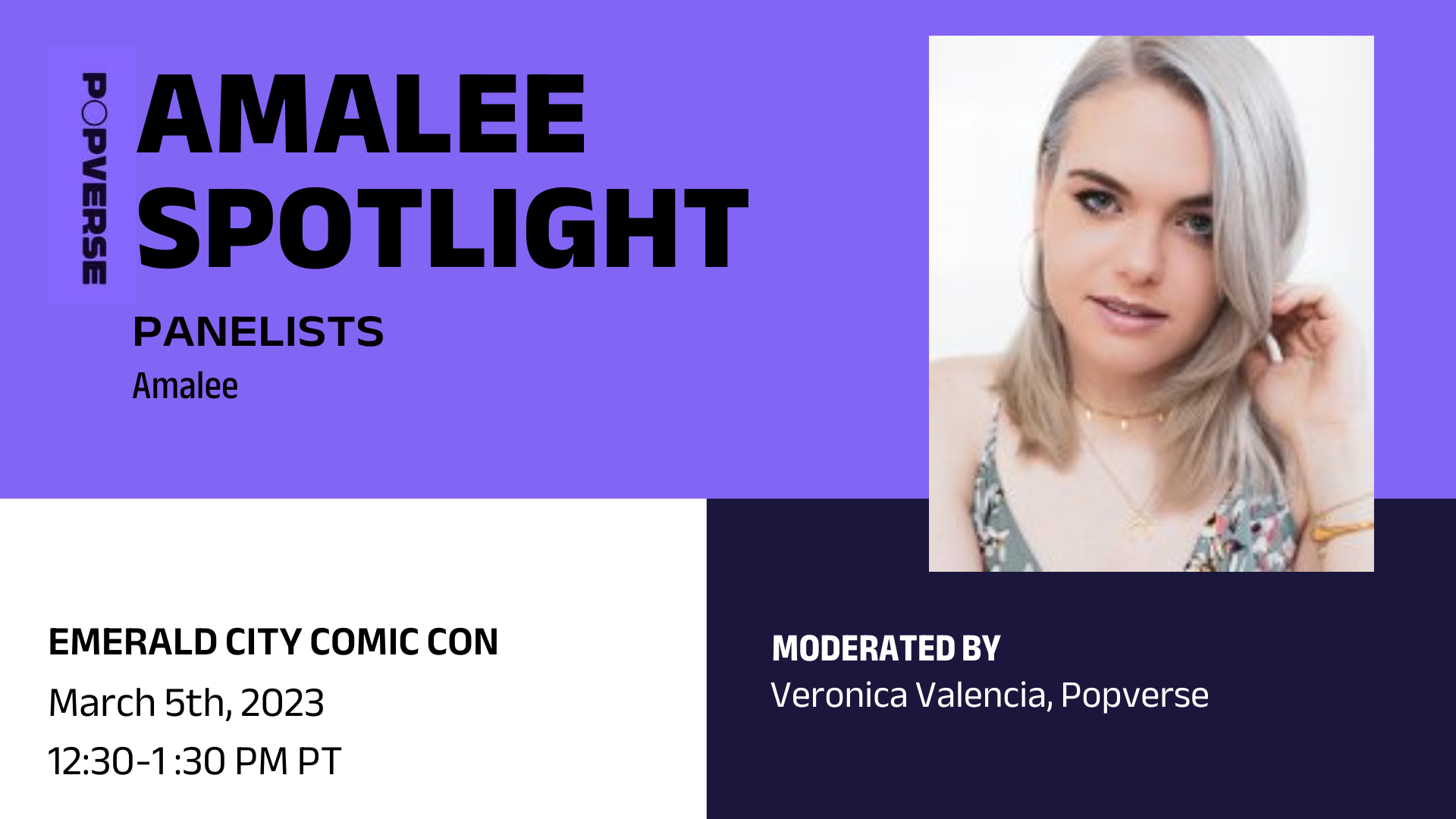 Watch the Amalee Spotlight panel from ECCC '23 | Popverse