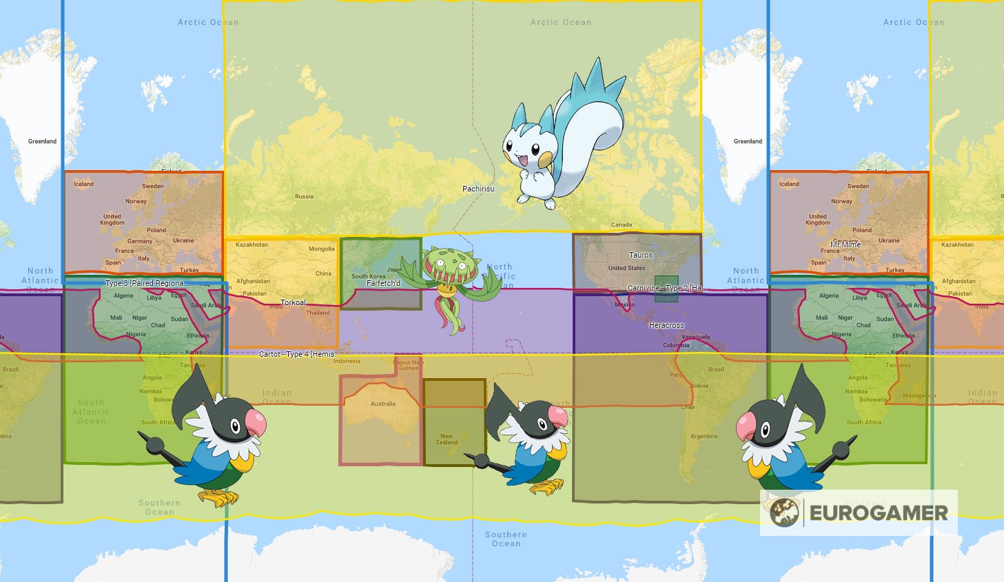 Pokémon GO añade tres nuevos exclusivos de región | Eurogamer.es