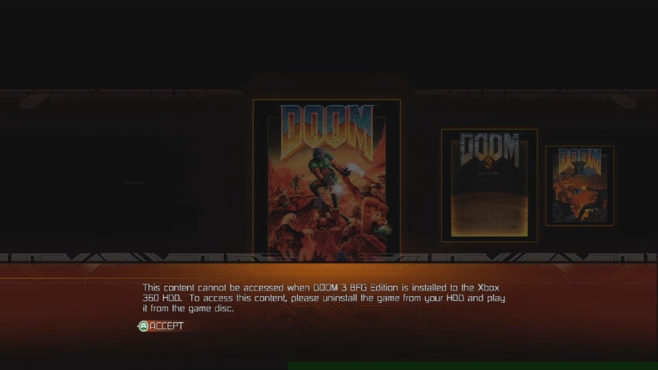 Doom 3 Xbox Game