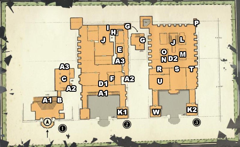 Dishonored - Poradnik - Mapa Dunwall Tower | Eurogamer.pl