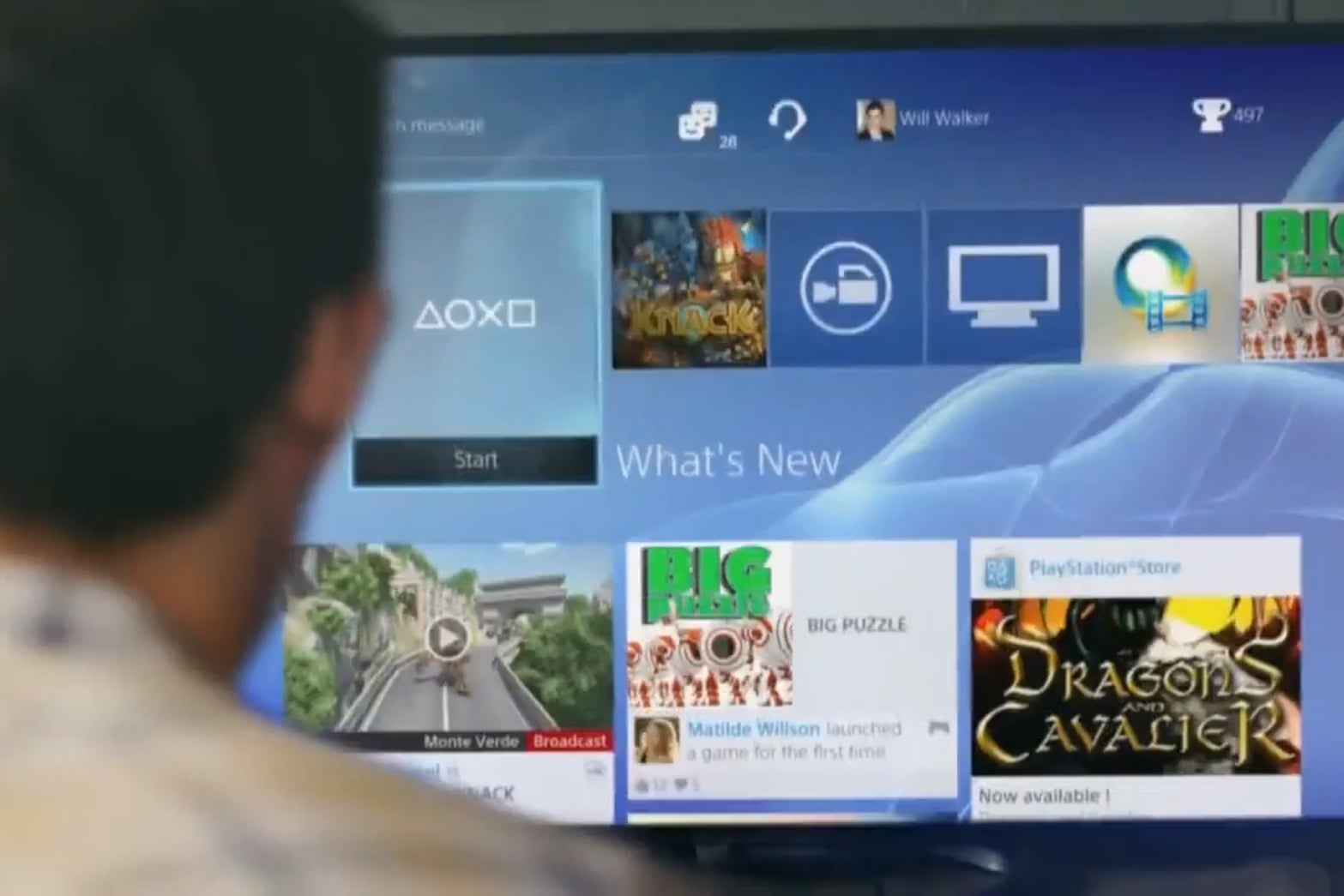 Así será la interfaz de PS4 | Eurogamer.es