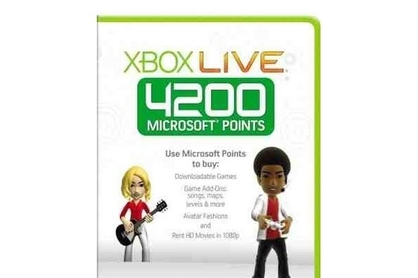 Xbox 360 Microsoft Points Card