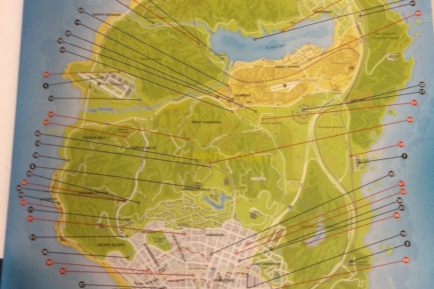 ¿Es este el mapa oficial de GTA 5? | Eurogamer.es