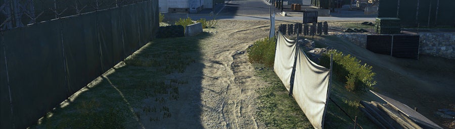Metal Gear Solid V screenshots showcase boxes to hide behind, fences to ...