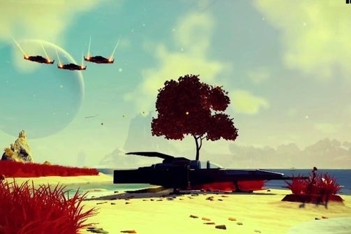 Hello Games debuts first-person action adventure No Man's Sky ...