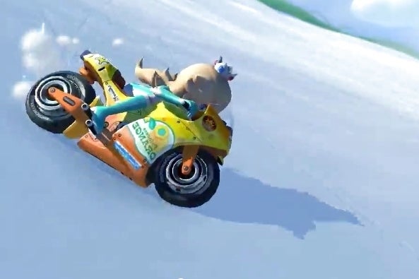 Rosalina Mario Kart Motorcycle