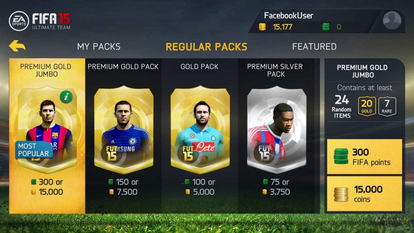 Fifa 15 Ultimate Team Cards