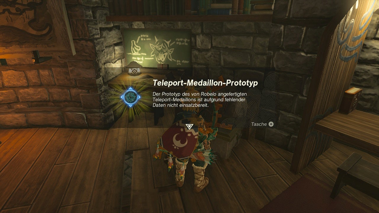 Zelda: Tears of the Kingdom: Des Tüftlers Teleport-Medaillon - Prototyp ...