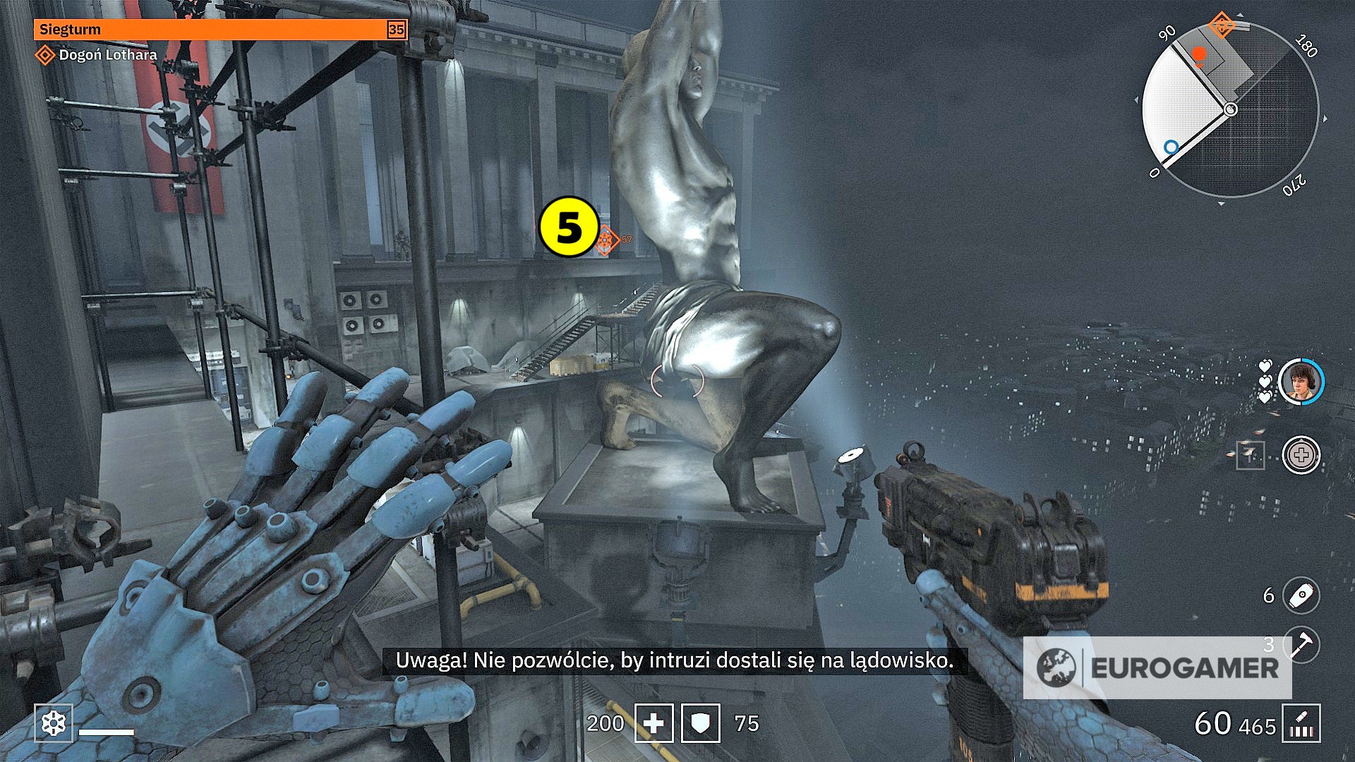 Wolfenstein: Youngblood - Siegturm: Boski klucz, generał Lothar (boss ...