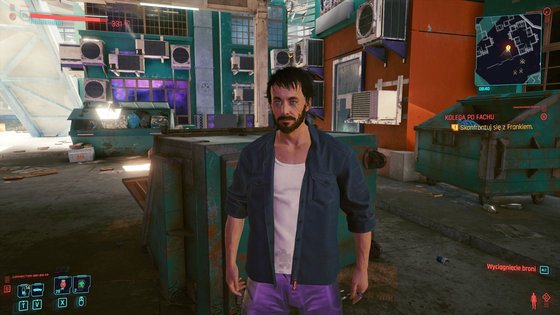 Cyberpunk 2077 - Kolega po fachu: korposzczur Frank | Eurogamer.pl