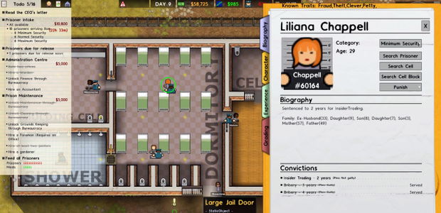 Prison Architect gets female inmates | Rock Paper Shotgun