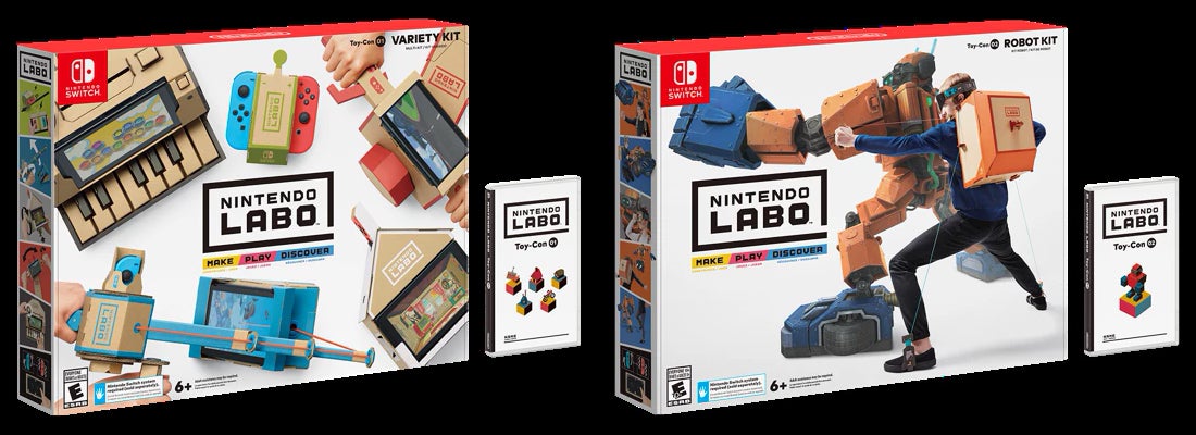 Nintendo Labo - Data de Lançamento, Preço, Cartões, Kits, Jogos Switch ...