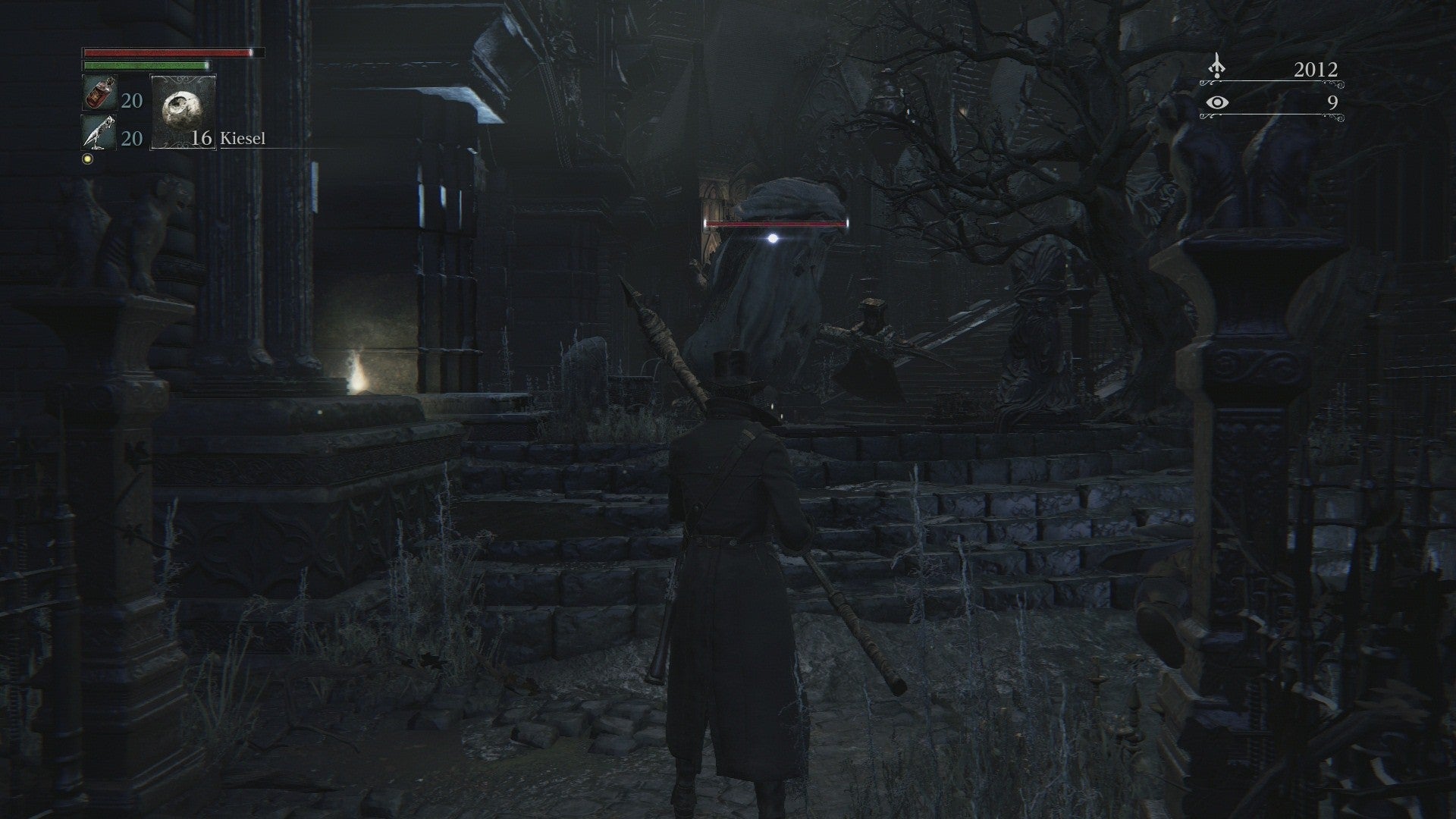 Bloodborne: Kathedralenbezirk - Haupttor mit Emblem öffnen ...