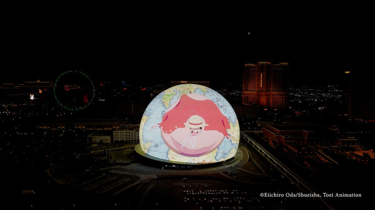 One Piece takes over Las Vegas' Sphere to celebrate the anime's ...